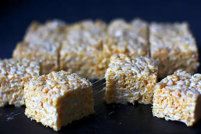 Homemade Rice Krispie Squares Recipe | American Recipes | Uncut Recipes
