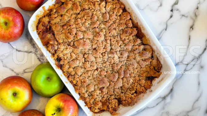 Traditional British Apple Crumble Recipe